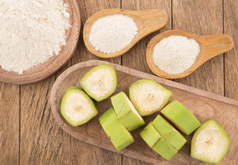 Green Plantain Flour Musa Paradisiaca Stock Photo - Image of banana ... Green Plantain Flour Musa Paradisiaca Stock Photo - Image of banana ...