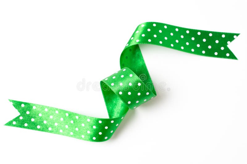 Green Banners Ribbons Label on White Stock Photo - Image of scroll ...