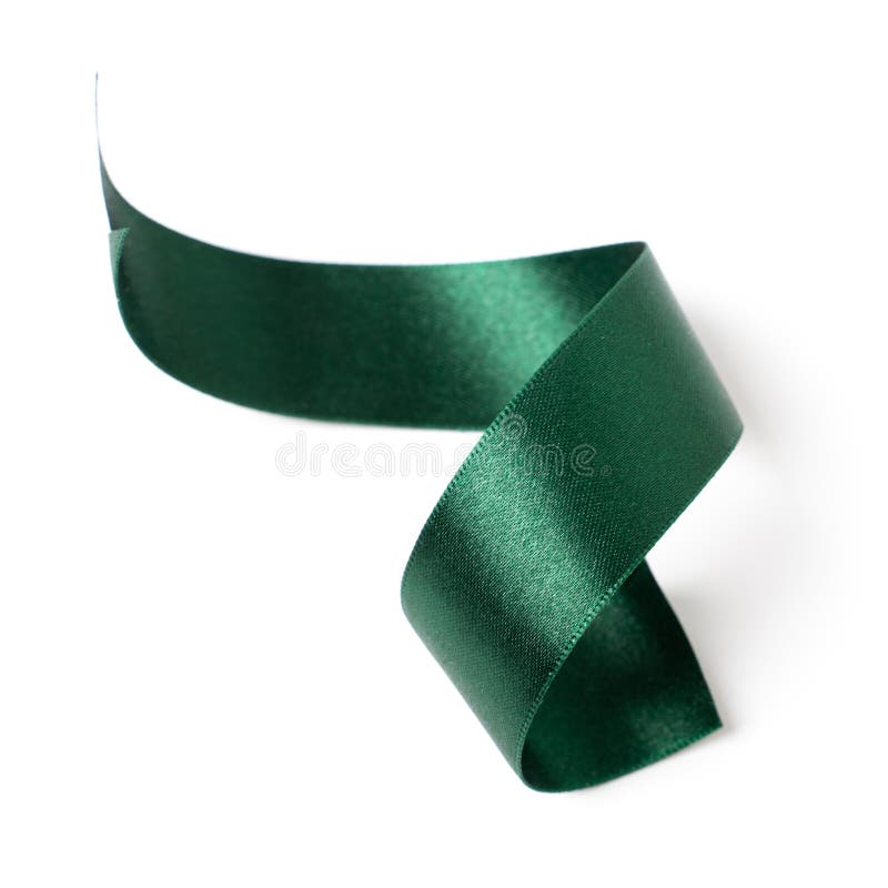 Green Banners Ribbons Label on White Stock Image - Image of sticker ...