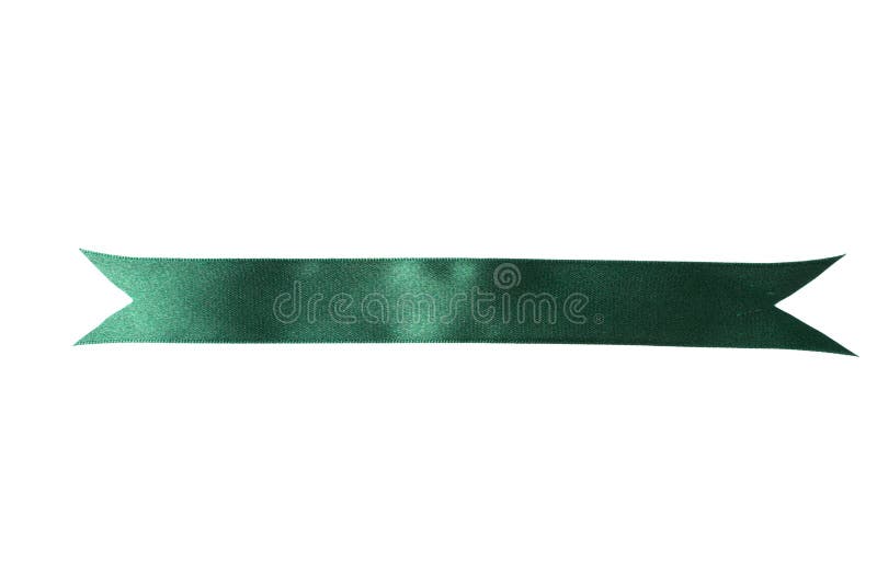 Green Banners Ribbons Label on White Stock Image - Image of sticker ...