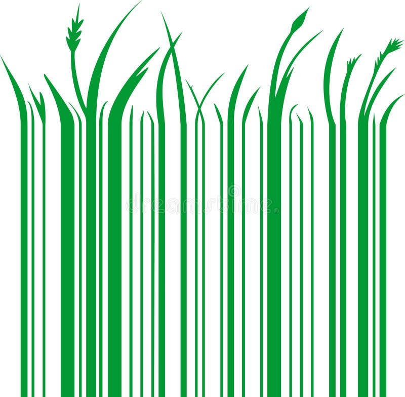 Organic barcode stock vector. Illustration of icon, grow - 11017021