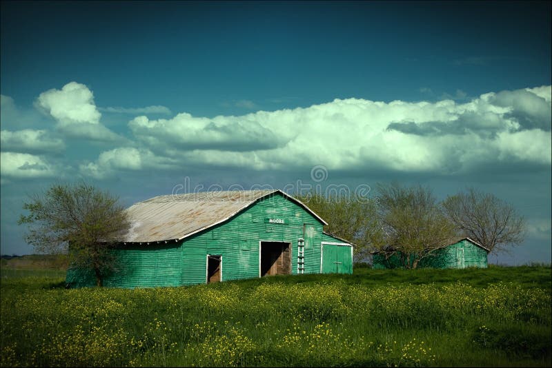 Barn Old Green Screen