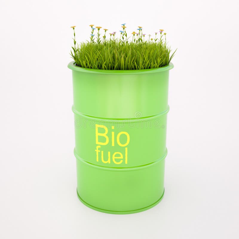 Green barrel of bio fuel stock image. Image of industry - 92448891
