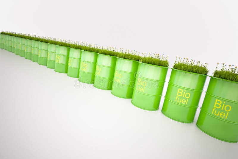 Green barrel of bio fuel stock illustration. Illustration of barrel ...