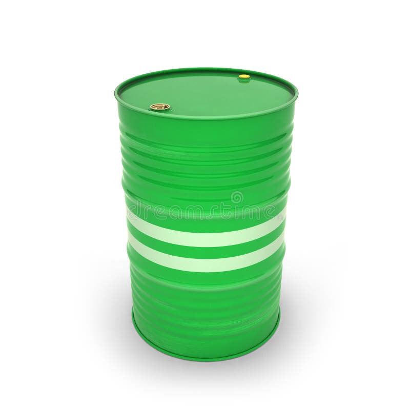 Green Barrel with Toxic Materials Stock Illustration - Illustration of ...
