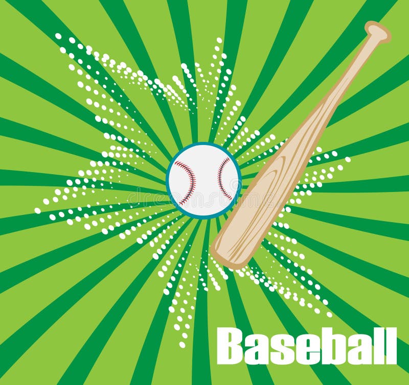 Green Baseball Field Icon, Flat Style Stock Vector - Illustration of ...