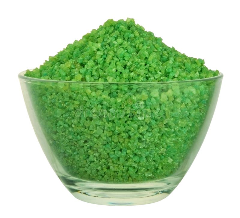 Green bath salt stock photo. Image of care, health, group - 8266688