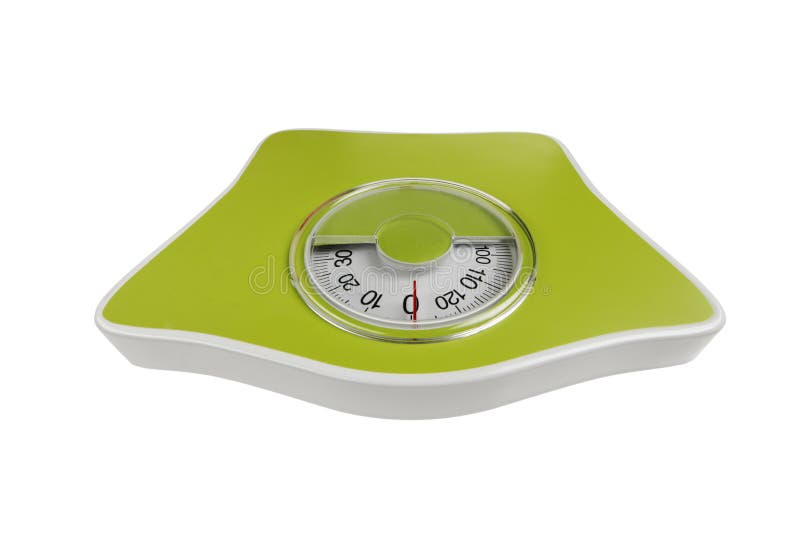 Green bathroom scale stock photo. Image of white, diet - 24135368