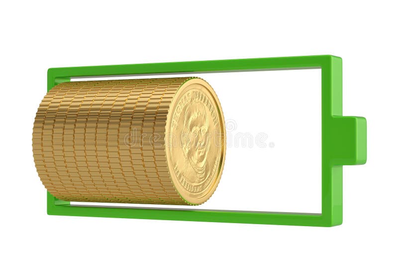 Coin Battery Illustration Stock Illustrations – 796 Coin Battery ...