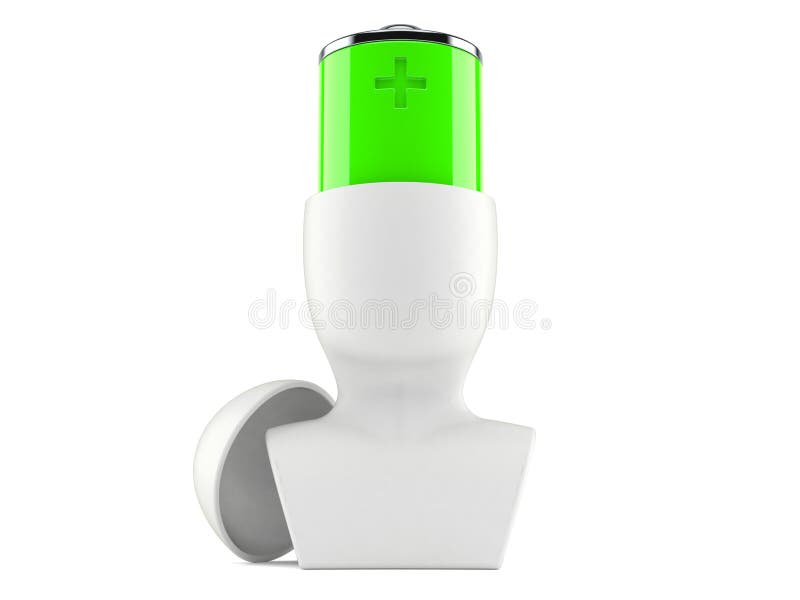 Battery Inside House Cross Section Stock Illustration - Illustration of ...