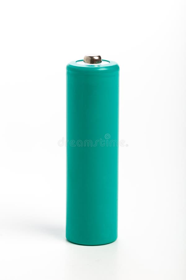 Green battery stock image. Image of voltage, disposable - 86110703