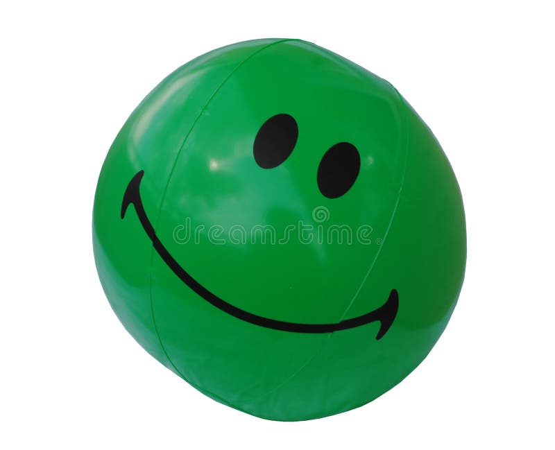 Green Beach Ball stock image. Image of friendly, surf - 15450945