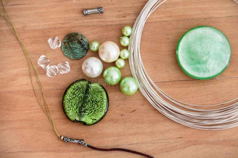 Beading Set To Make Yourself Stock Image - Image of components ...