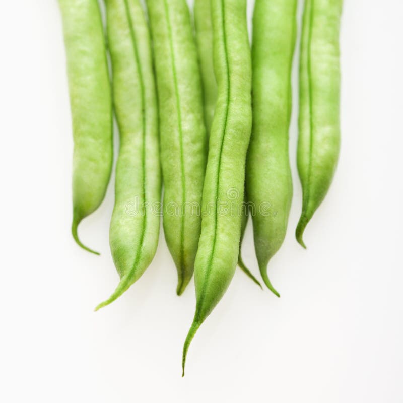 Green beans. stock image. Image of shot, background, white - 6149621