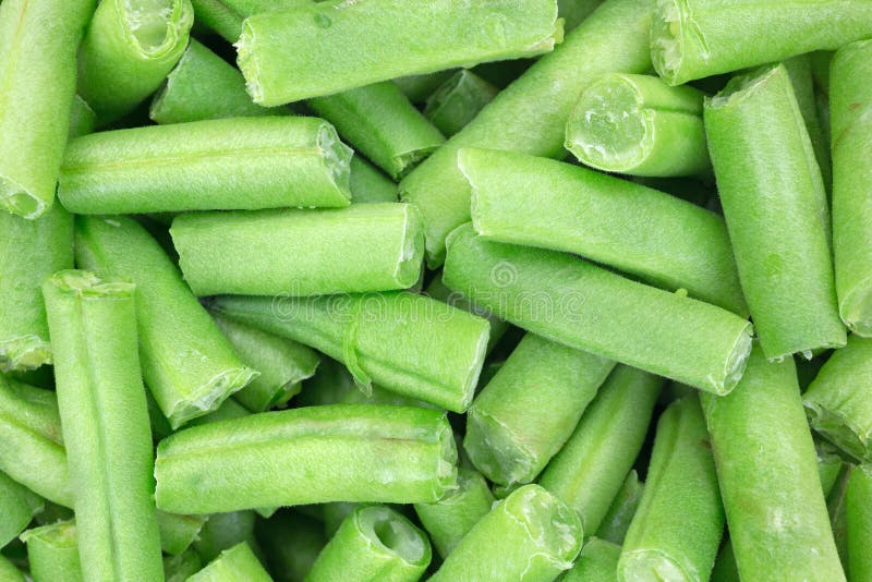 Green Beans Cut Up Close View Stock Photo - Image of vegetables ...