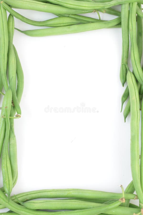 Green beans frame. stock photo. Image of organic, food - 59120902
