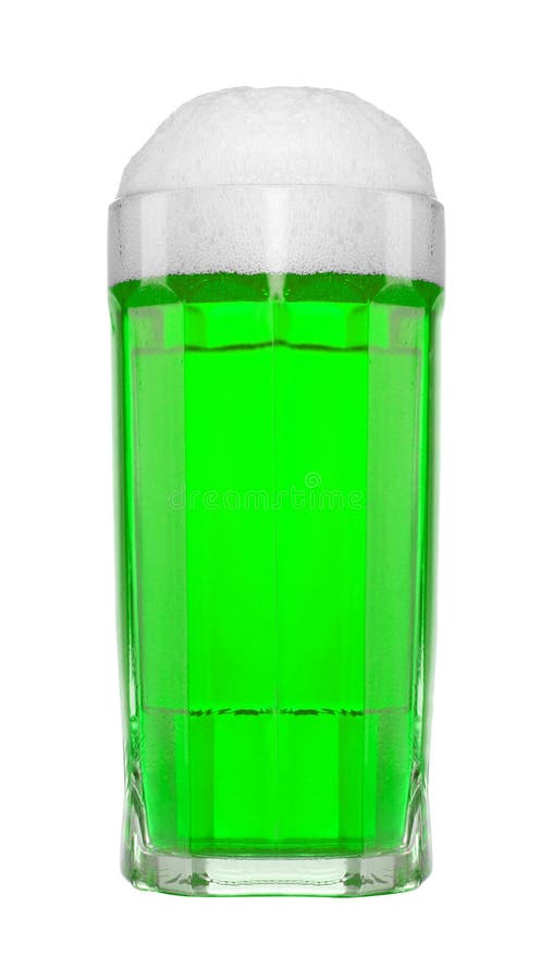 Green beer isolated stock photo. Image of coloring, refreshing - 124855304