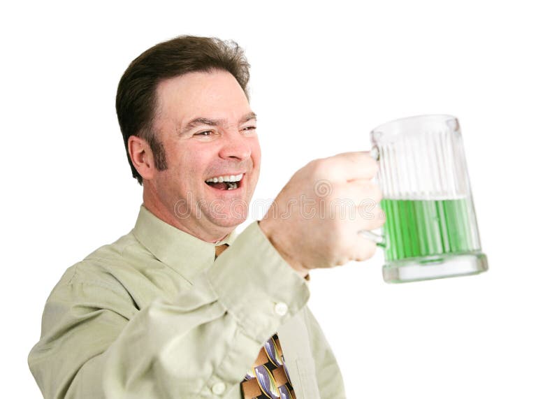 Green Beer on St Patricks Day Stock Photo - Image of celebration, beer ...