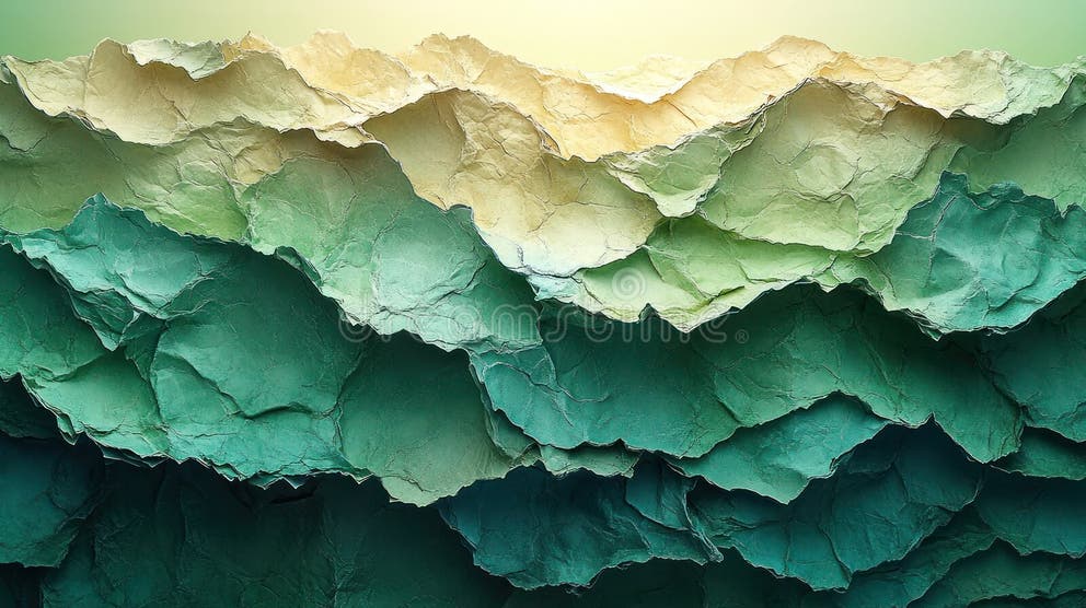 Overlapping Crumpled Paper Layers Stock Illustrations – 99 Overlapping ...