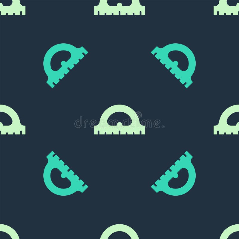 Green and Beige Protractor Grid for Measuring Degrees Icon Isolated ...