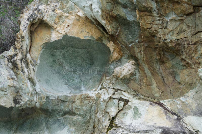 Green-beige Rock Background Stock Image - Image of rough, colored ...