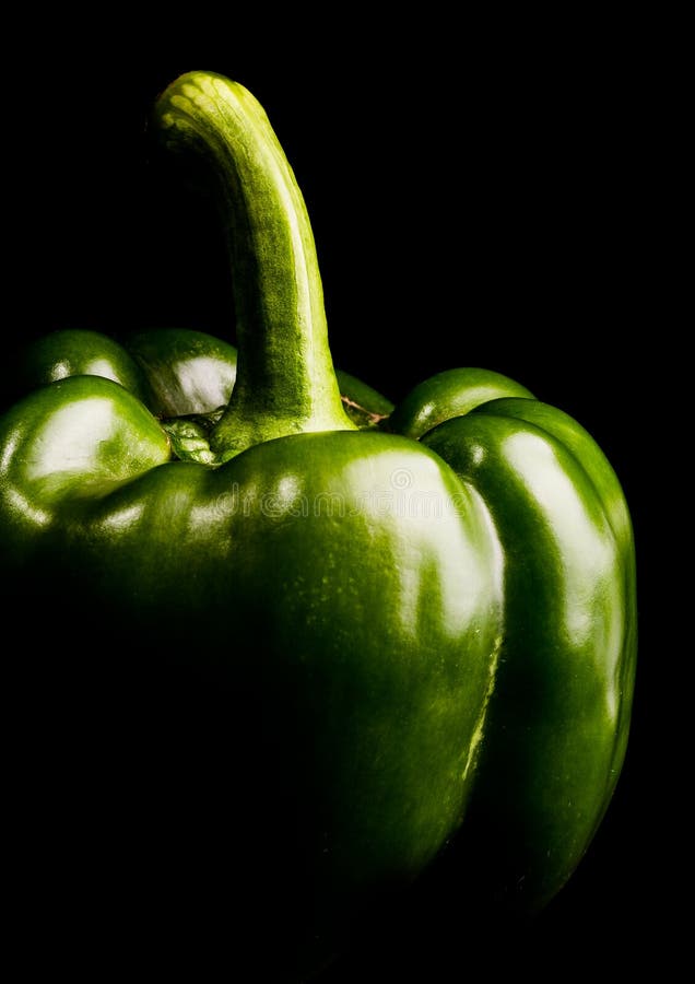 Green bell pepper stock image. Image of healthy, fruits - 55764231