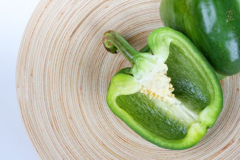 Bell pepper sliced stock photo. Image of green, vegetable - 29820058