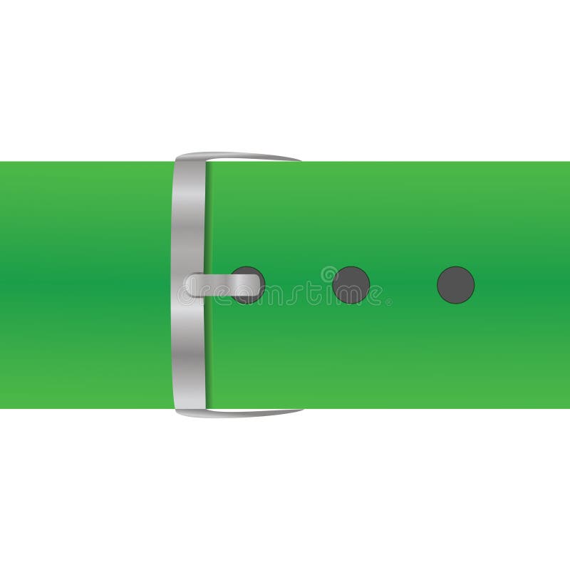 Green Belt Icons Set, Cartoon Style Stock Vector - Illustration of ...