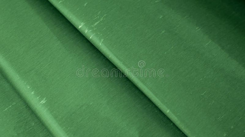 Green Bent Metal Sheet with Visible Texture. Background Stock Image ...