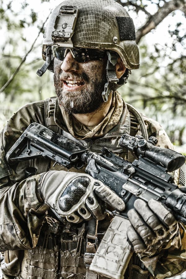 Green Beret in action stock photo. Image of commando - 75155016