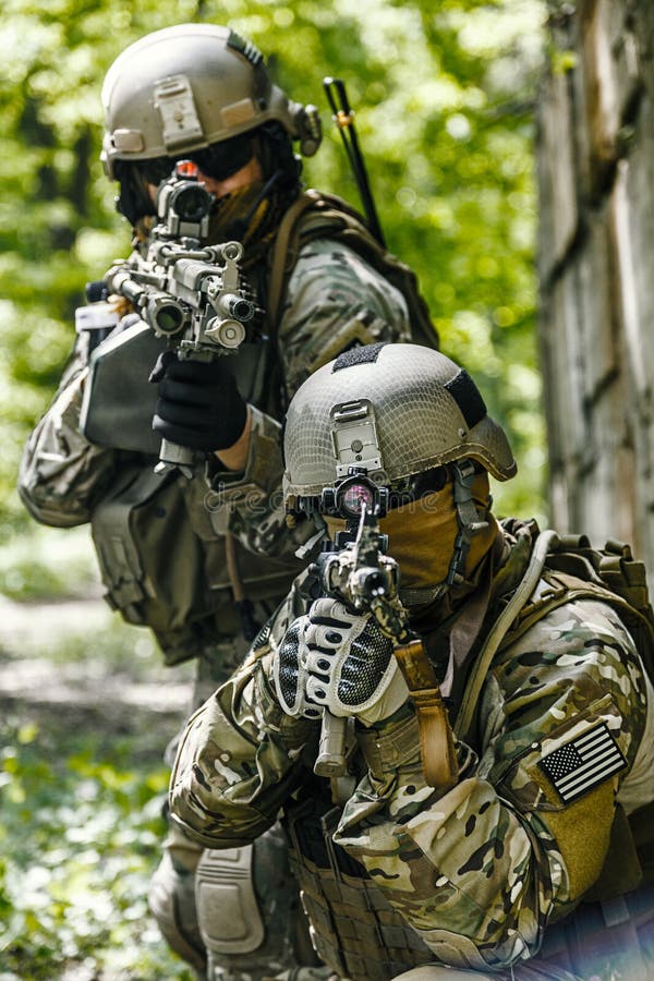 Green Berets Soldiers in Action Stock Photo - Image of force, bastards ...