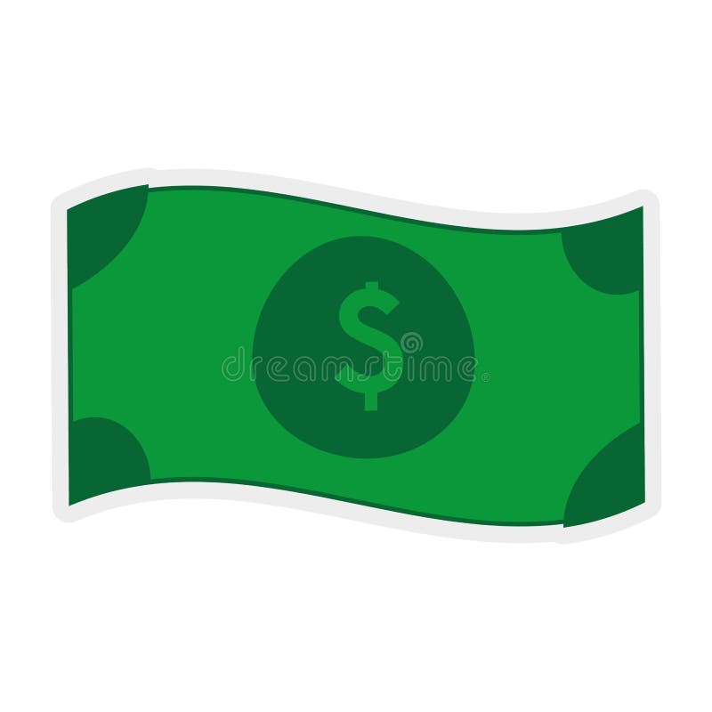 Green Bill Icon. Money Design. Vector Graphic Stock Illustration ...