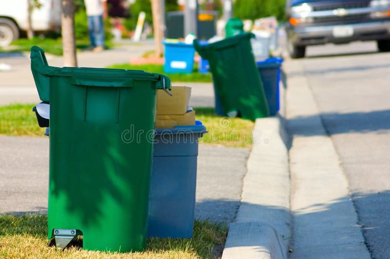 Green Bin stock photo. Image of waste, symbol, garbage - 3492282