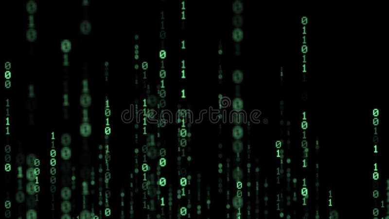 Green Binary Code Background. Digital and Secure Data Concept. Animation Stock Video - Video of ...