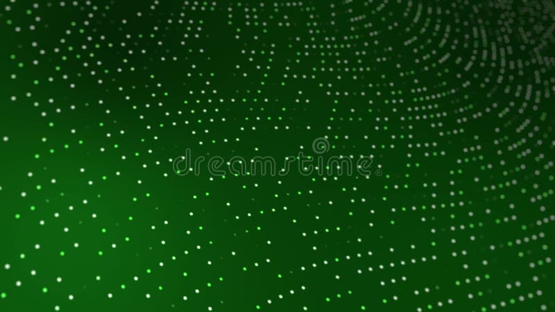 Green Binary Code, Green Dot Flowing Background (seamless Looping Video ...