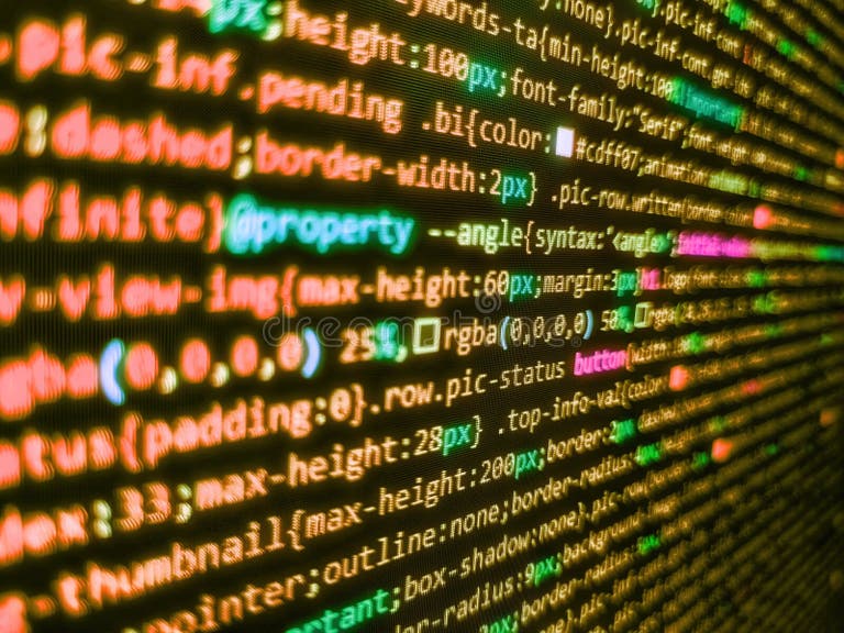 Green Binary Code. Hacker Breaching Net Security. Programmer Occupation J. Screen of Code for ...