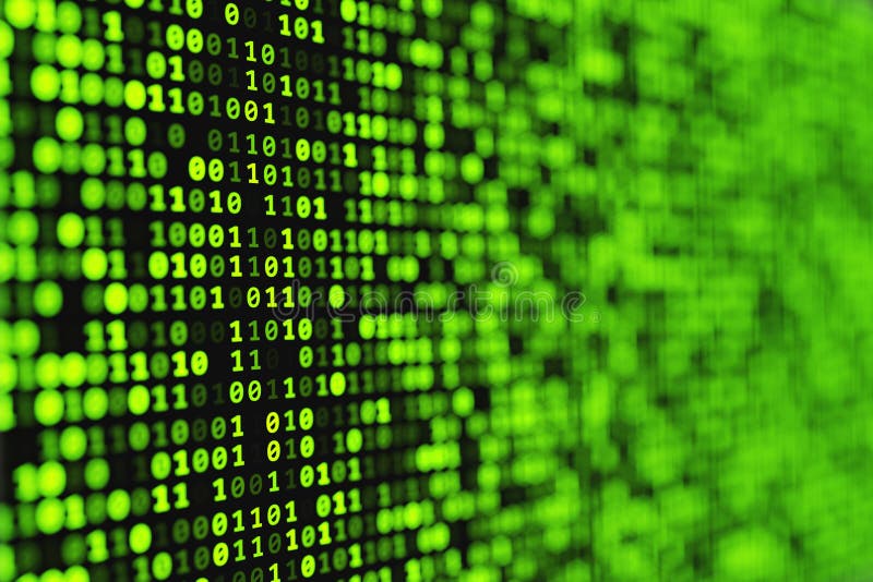 Binary code background stock vector. Illustration of mathematical ...