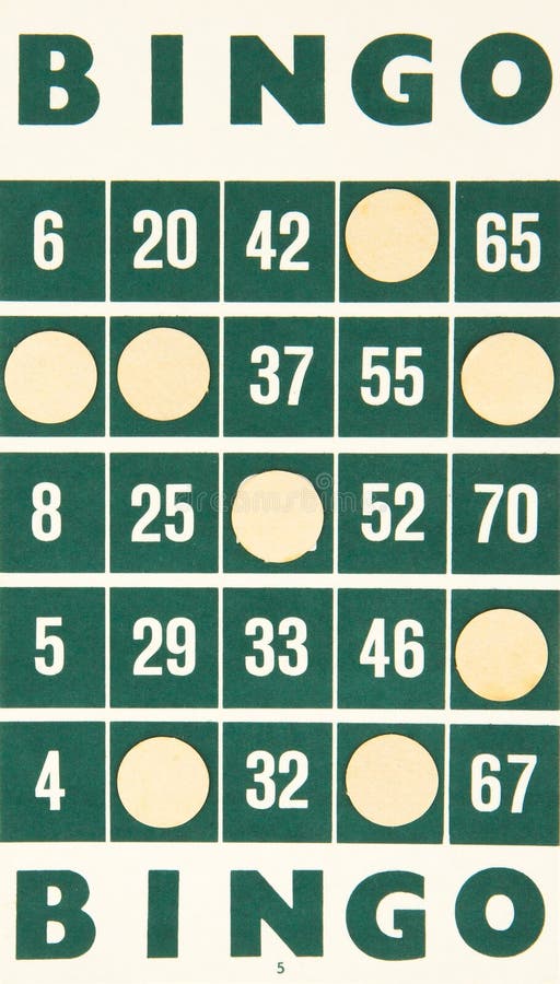 Winning bingo card. stock photo. Image of vertical, home - 2044424