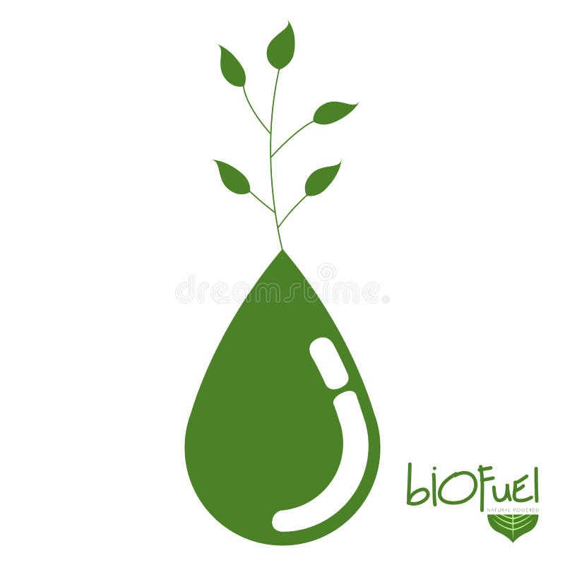 Green Biofuel Concept Image Stock Vector - Illustration of power ...