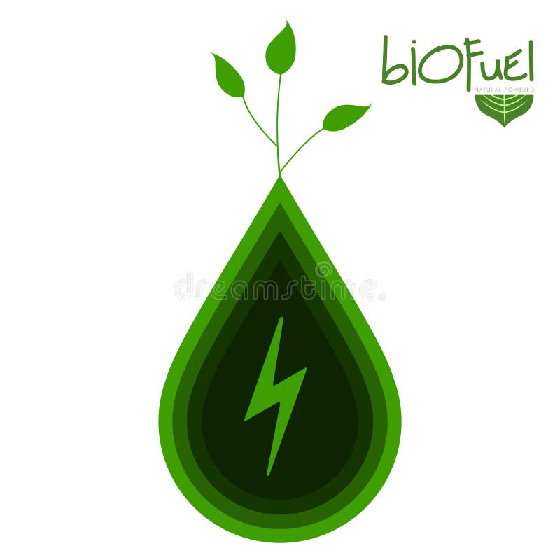 Green Biofuel Concept Image Stock Vector - Illustration of biodiesel ...