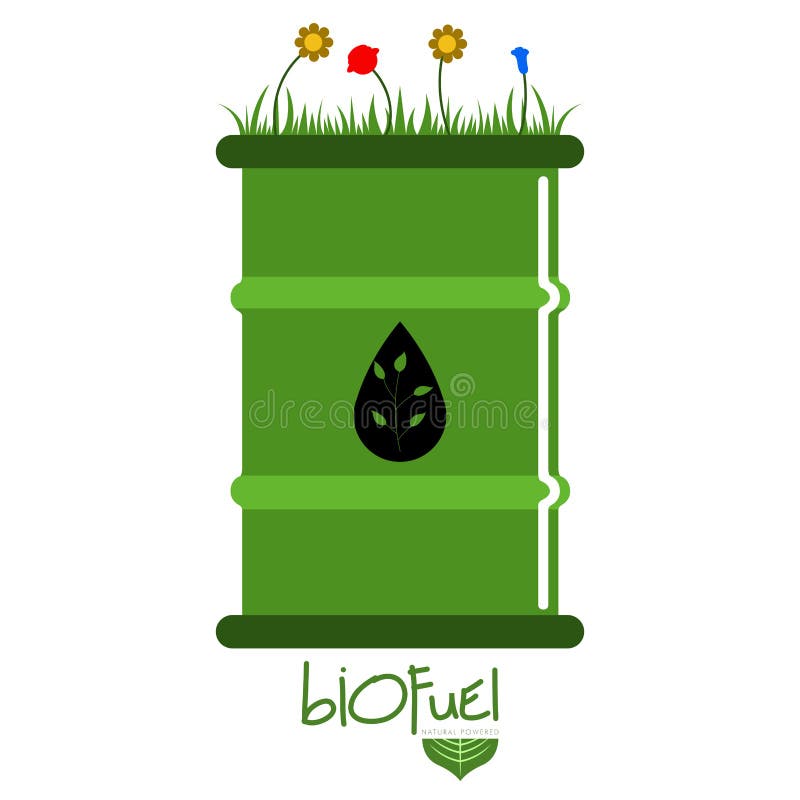 Green Biofuel Concept Image Stock Vector - Illustration of drop ...