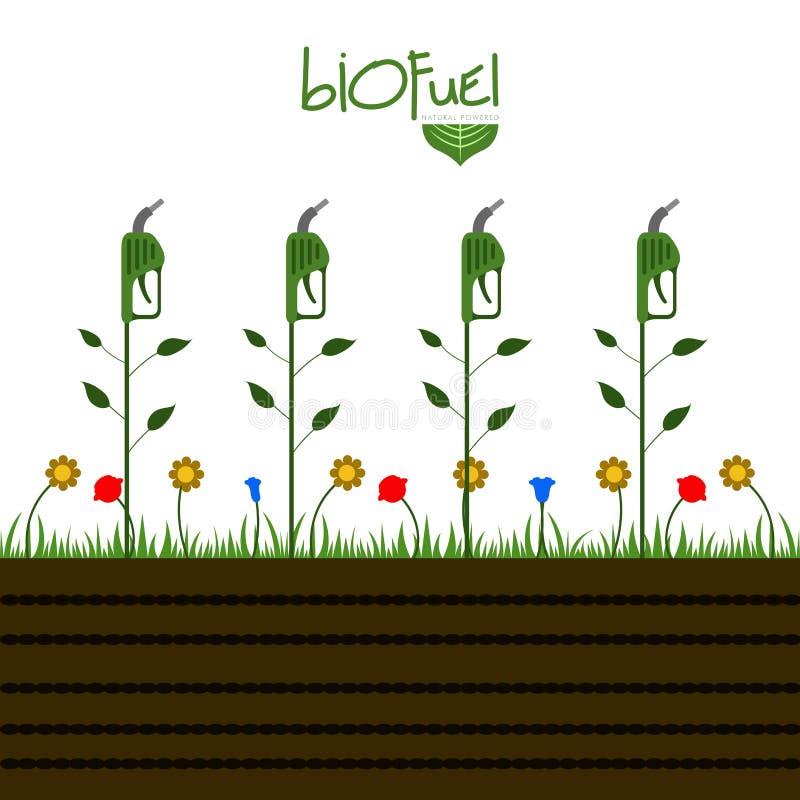 Green Biofuel Concept Image Stock Vector - Illustration of vector ...