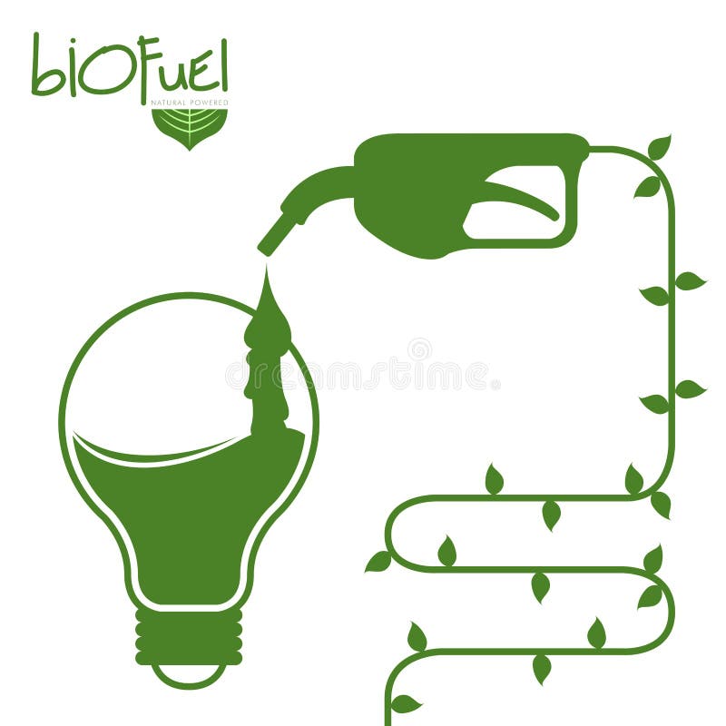 Biofuel concept stock illustration. Illustration of erlenmeyer - 46020518