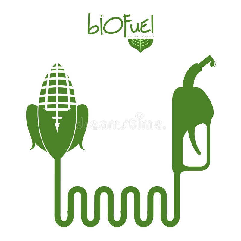 Green Biofuel Concept Image Stock Vector - Illustration of ecology ...