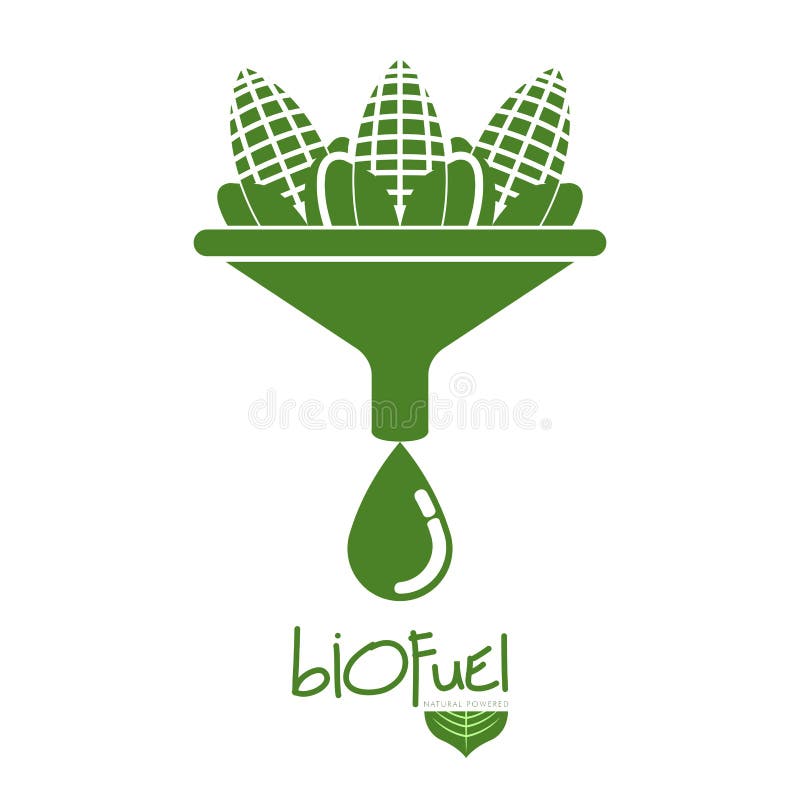 Green Biofuel Concept Image Stock Vector - Illustration of energy ...