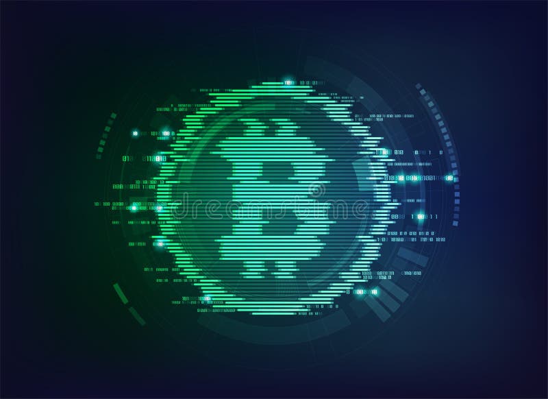 Green binary world map stock vector. Illustration of shape - 110258355