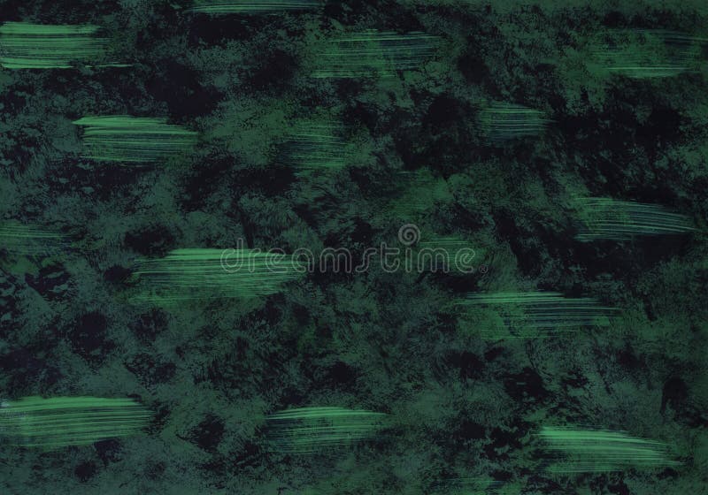 Green and Black Abstract Textured Hand-drawn Pattern. Stock Image ...