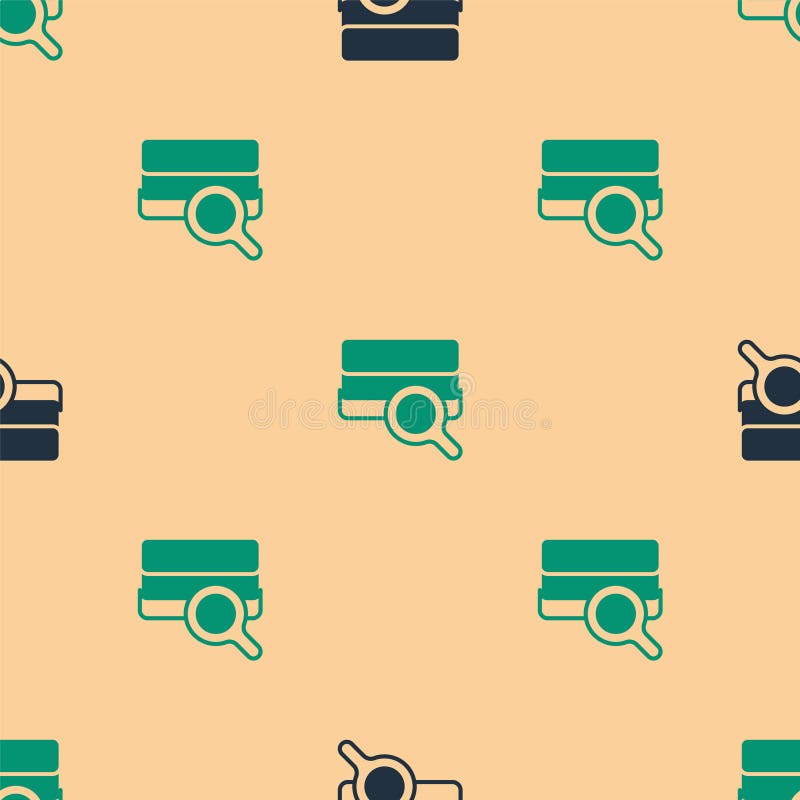 Green and Black Agricultural Soil Test and Results Icon Isolated ...