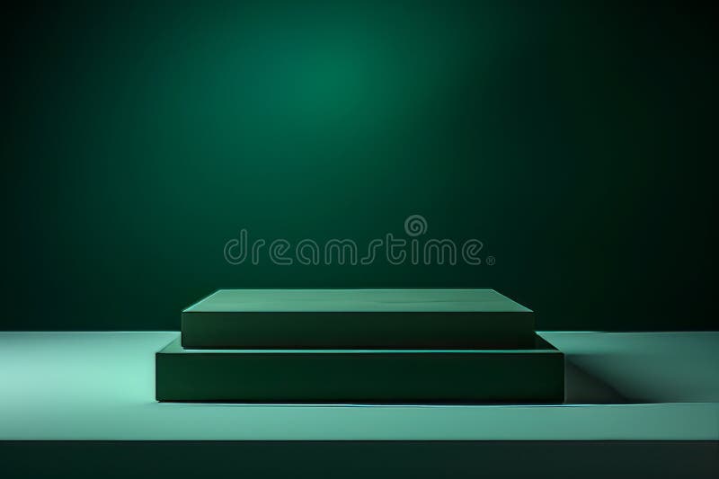 Green and Black Background with Rectangular Object in the Middle ...