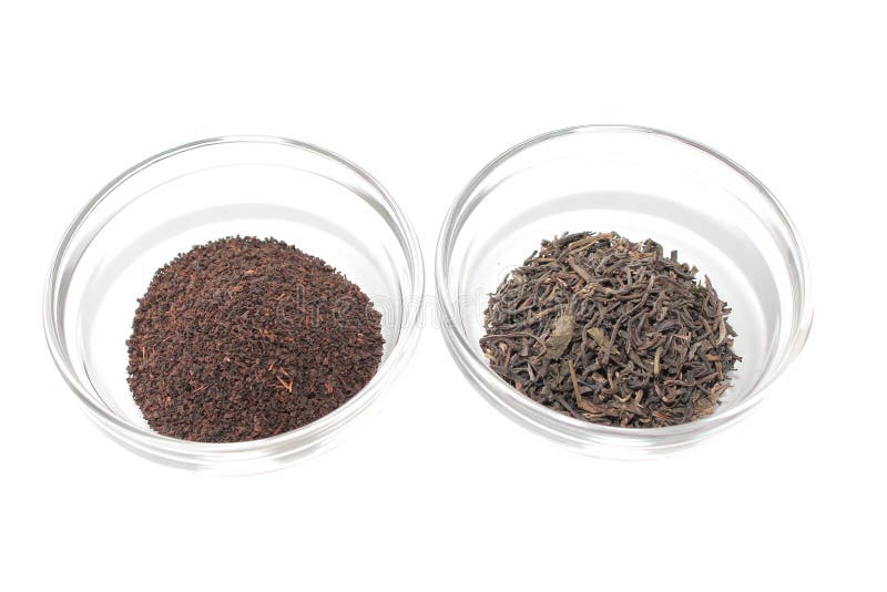 Black Ceylon Tea With Flower Petals And Bergamot, Isolated On White ...